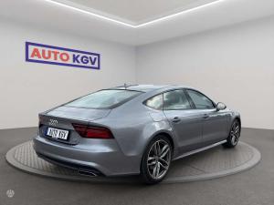 Grey Audi A7 Sportback 2016 in Klaipeda, with an engine capacity of 3.00 L and mileage of 214 thousand km for 21999 €, photo 6 on AUTOMOTO.COM.LV