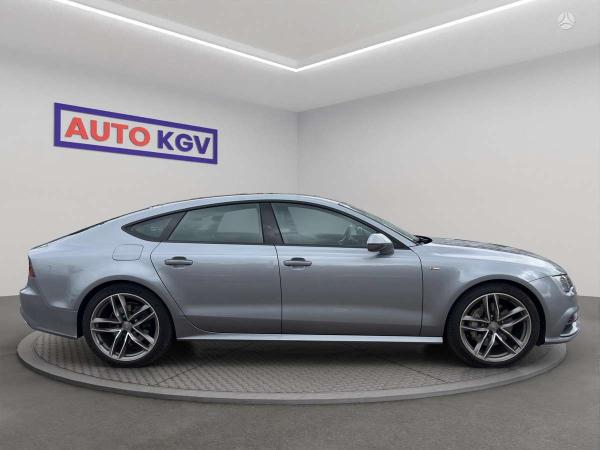 Grey Audi A7 Sportback 2016 in Klaipeda, with an engine capacity of 3.00 L and mileage of 214 thousand km for 21999 €, photo 7 on AUTOMOTO.COM.LV