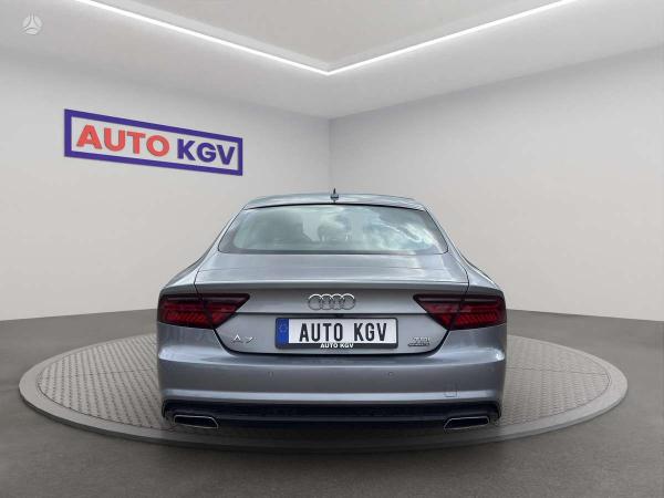 Pelēks Audi A7 Sportback 2016 Klaipėda, ar dzinēja tilpumu 3.00 L un nobraukumu 214 tūkst. km par 21999 €, foto 5 vietnē AUTOMOTO.COM.LV