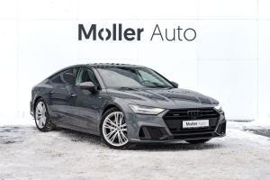 Pelēks Audi A7 Sportback 2018 Rīga, ar dzinēja tilpumu 3.00 L un nobraukumu 105 tūkst. km par 32950 €, foto 2 vietnē AUTOMOTO.COM.LV