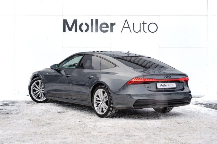 Pelēks Audi A7 Sportback 2018 Rīga, ar dzinēja tilpumu 3.00 L un nobraukumu 105 tūkst. km par 32950 €, foto 3 vietnē AUTOMOTO.COM.LV