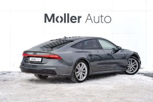 Pelēks Audi A7 Sportback 2018 Rīga, ar dzinēja tilpumu 3.00 L un nobraukumu 105 tūkst. km par 32950 €, foto 4 vietnē AUTOMOTO.COM.LV