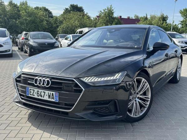 Pelēks Audi A7 Sportback 2018 Tauragė, ar dzinēja tilpumu 3.00 L un nobraukumu 119 tūkst. km par 22500 €, foto  vietnē AUTOMOTO.COM.LV