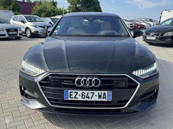 Grey Audi A7 Sportback 2018 in Taurage, with an engine capacity of 3.00 L and mileage of 119 thousand km for 22500 €, photo 3 on AUTOMOTO.COM.LV