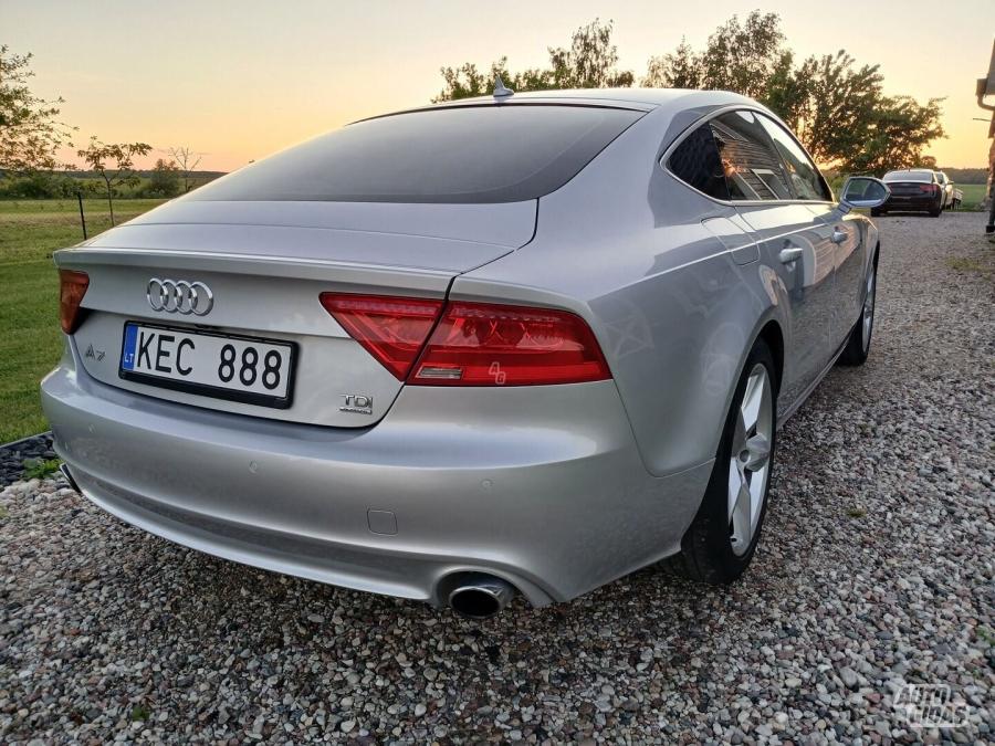 Pelēks Audi A7 Sportback 2010 Alīta, ar dzinēja tilpumu 3.00 L un nobraukumu 340 tūkst. km par 11000 €, foto 11 vietnē AUTOMOTO.COM.LV