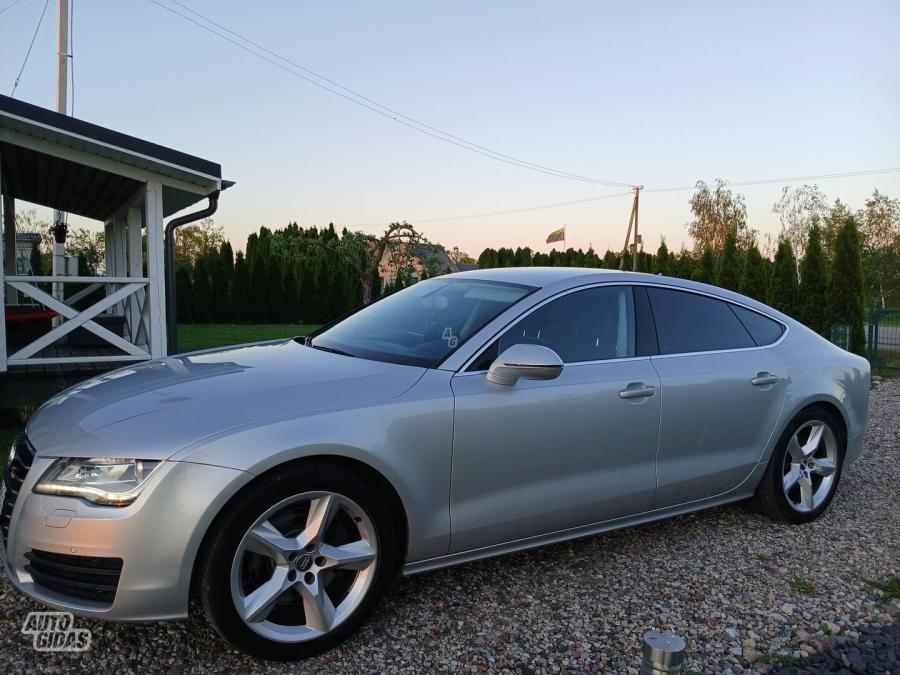 Pelēks Audi A7 Sportback 2010 Alīta, ar dzinēja tilpumu 3.00 L un nobraukumu 340 tūkst. km par 11000 €, foto 13 vietnē AUTOMOTO.COM.LV