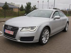 Pelēks Audi A7 Sportback 2011 Rīga, ar dzinēja tilpumu 3.00 L un nobraukumu 260 tūkst. km par 11450 €, foto  vietnē AUTOMOTO.COM.LV