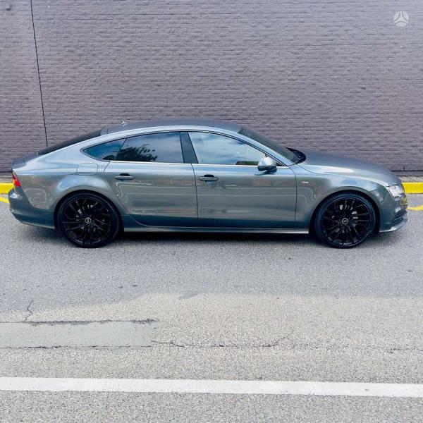 Pelēks Audi A7 Sportback 2011 Klaipėda, ar dzinēja tilpumu 2.97 L un nobraukumu 217 tūkst. km par 10990 €, foto 5 vietnē AUTOMOTO.COM.LV