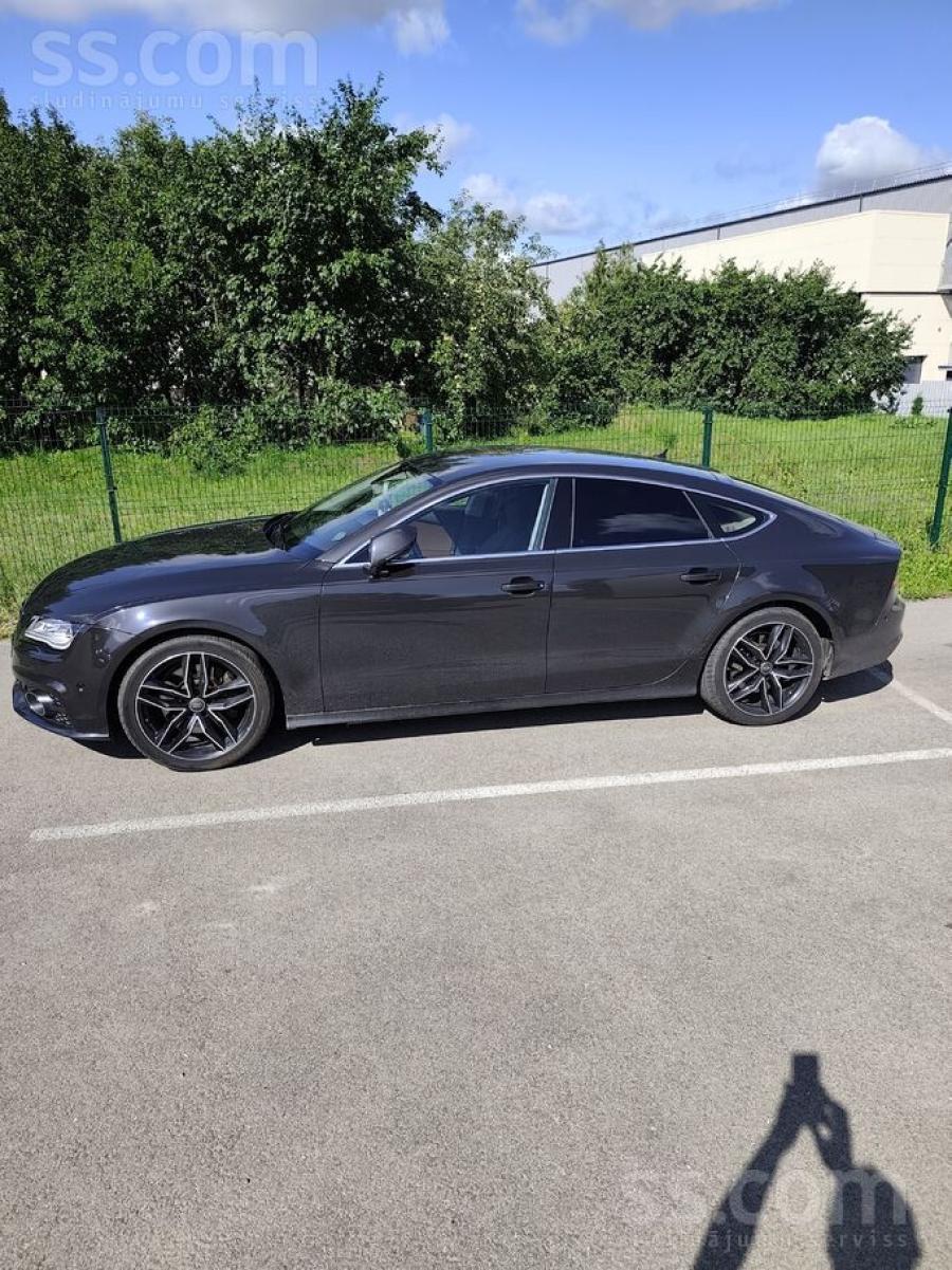Pelēks Audi A7 Sportback 2011 Rēzekne, ar dzinēja tilpumu 3.00 L un nobraukumu 339 tūkst. km par 13700 €, foto 3 vietnē AUTOMOTO.COM.LV
