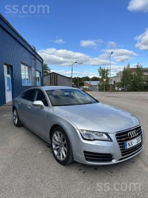 Pelēks Audi A7 Sportback 2011 Daugavpils, ar dzinēja tilpumu 3.00 L un nobraukumu 226 tūkst. km par 12500 €, foto  vietnē AUTOMOTO.COM.LV