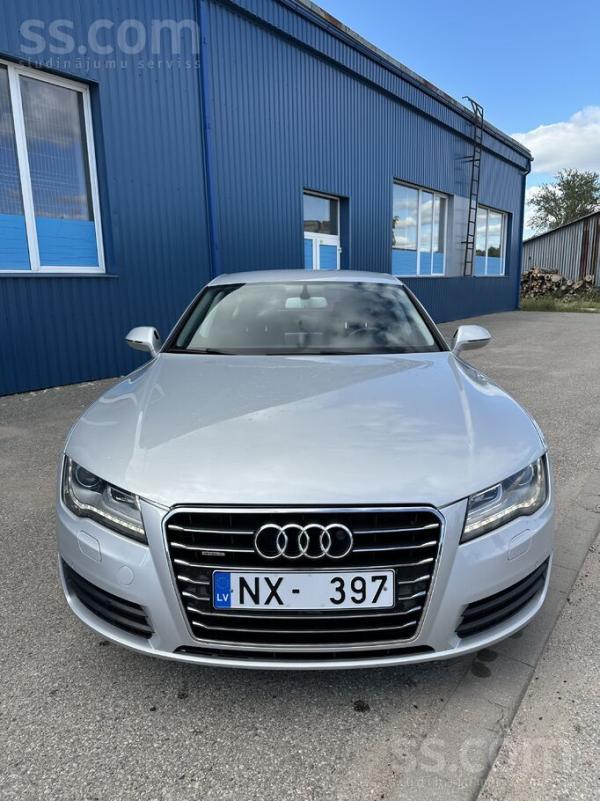 Pelēks Audi A7 Sportback 2011 Daugavpils, ar dzinēja tilpumu 3.00 L un nobraukumu 226 tūkst. km par 12500 €, foto 3 vietnē AUTOMOTO.COM.LV