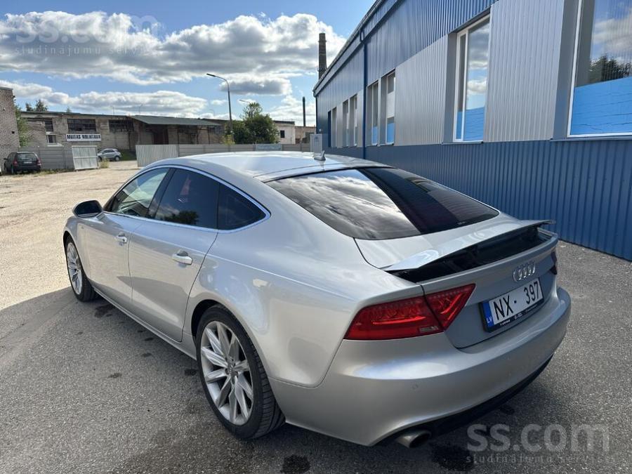Pelēks Audi A7 Sportback 2011 Daugavpils, ar dzinēja tilpumu 3.00 L un nobraukumu 226 tūkst. km par 12500 €, foto 6 vietnē AUTOMOTO.COM.LV