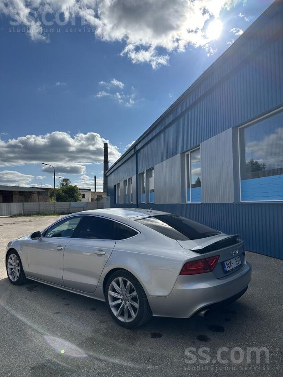 Pelēks Audi A7 Sportback 2011 Daugavpils, ar dzinēja tilpumu 3.00 L un nobraukumu 226 tūkst. km par 12500 €, foto 7 vietnē AUTOMOTO.COM.LV