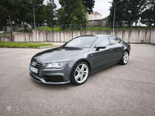 Grey Audi A7 Sportback 2011 in Telschi, with an engine capacity of 2.97 L and mileage of 343 thousand km for 9700 €, photo 1 on AUTOMOTO.COM.LV