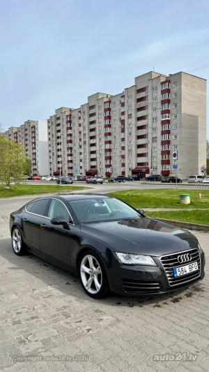 Pelēks Audi A7 Sportback 2011 Tallina, ar dzinēja tilpumu 3.00 L un nobraukumu 217 tūkst. km par 13500 €, foto  vietnē AUTOMOTO.COM.LV