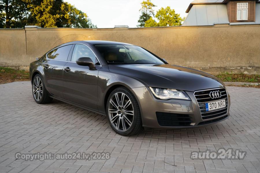 Grey Audi A7 Sportback 2011 in Tartu, with an engine capacity of 3.00 L and mileage of 404 thousand km for 7600 €, photo 1 on AUTOMOTO.COM.LV