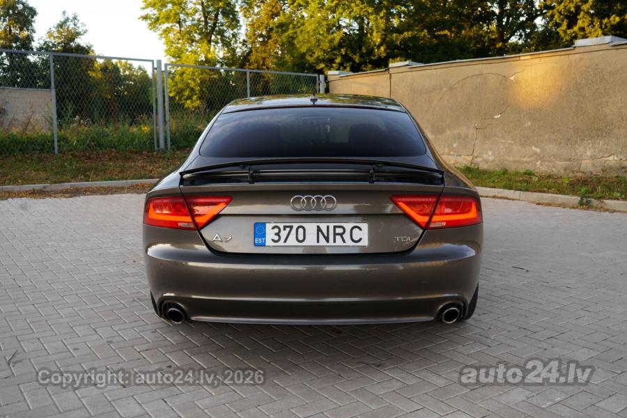 Grey Audi A7 Sportback 2011 in Tartu, with an engine capacity of 3.00 L and mileage of 404 thousand km for 7600 €, photo 6 on AUTOMOTO.COM.LV