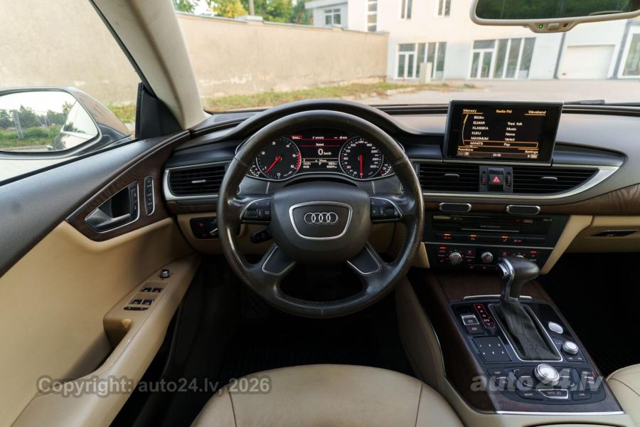 Grey Audi A7 Sportback 2011 in Tartu, with an engine capacity of 3.00 L and mileage of 404 thousand km for 7600 €, photo 9 on AUTOMOTO.COM.LV