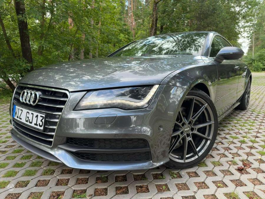 Pelēks Audi A7 Sportback 2011 Viļņa, ar dzinēja tilpumu 2.97 L un nobraukumu 288 tūkst. km par 10370 €, foto 1 vietnē AUTOMOTO.COM.LV