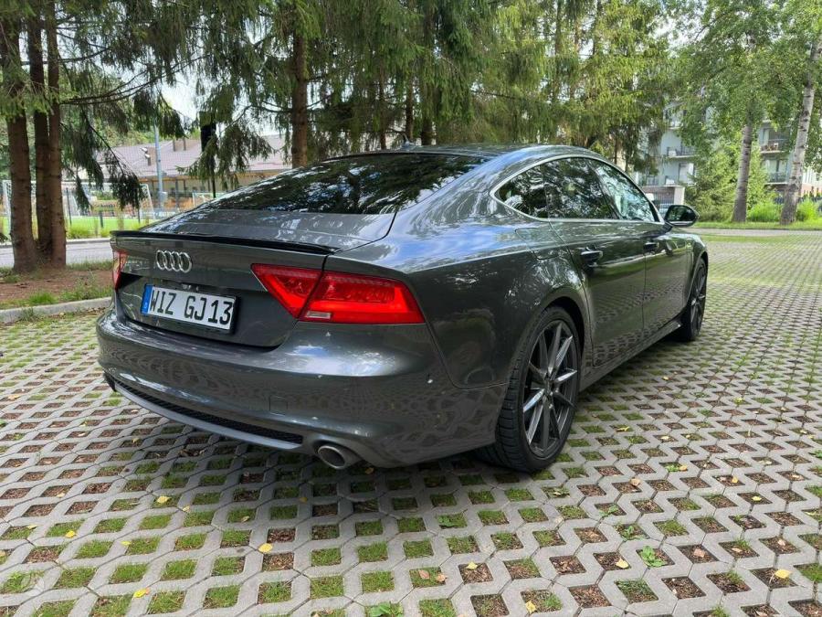 Pelēks Audi A7 Sportback 2011 Viļņa, ar dzinēja tilpumu 2.97 L un nobraukumu 288 tūkst. km par 10370 €, foto 11 vietnē AUTOMOTO.COM.LV