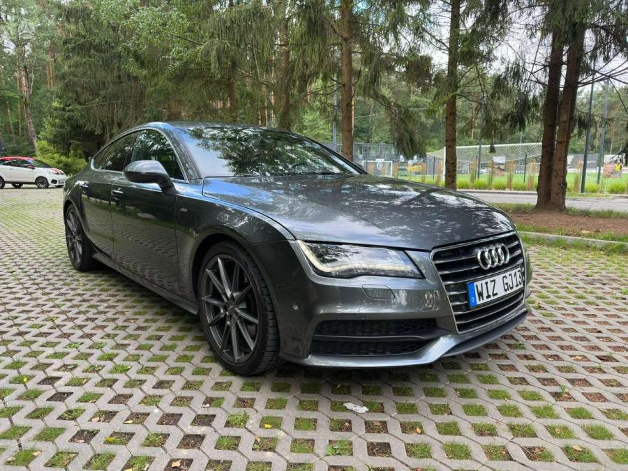 Pelēks Audi A7 Sportback 2011 Viļņa, ar dzinēja tilpumu 2.97 L un nobraukumu 288 tūkst. km par 10370 €, foto 12 vietnē AUTOMOTO.COM.LV