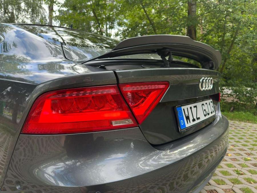 Pelēks Audi A7 Sportback 2011 Viļņa, ar dzinēja tilpumu 2.97 L un nobraukumu 288 tūkst. km par 10370 €, foto 16 vietnē AUTOMOTO.COM.LV