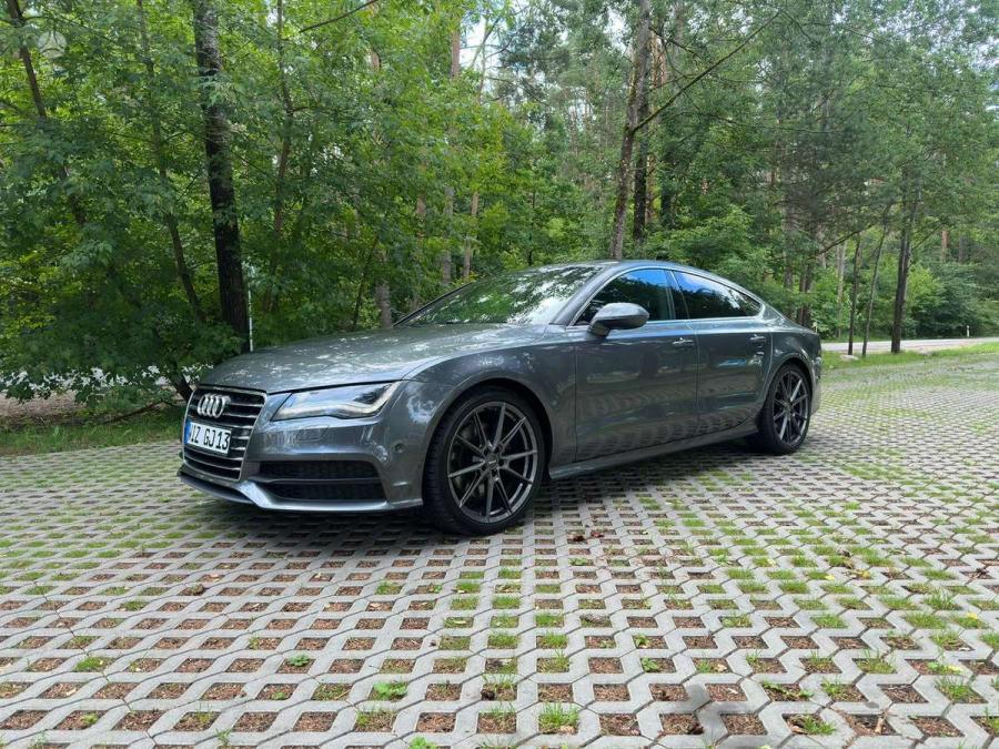 Pelēks Audi A7 Sportback 2011 Viļņa, ar dzinēja tilpumu 2.97 L un nobraukumu 288 tūkst. km par 10370 €, foto 17 vietnē AUTOMOTO.COM.LV