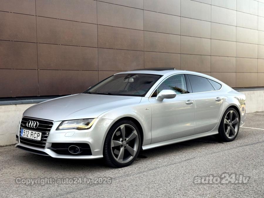 Grey Audi A7 Sportback 2011 in Tallinn, with an engine capacity of 3.00 L and mileage of 345 thousand km for 13500 €, photo 1 on AUTOMOTO.COM.LV