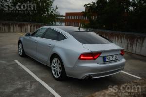 Pelēks Audi A7 Sportback 2011 Rīga, ar dzinēja tilpumu 3.00 L un nobraukumu 380 tūkst. km par 11450 €, foto 3 vietnē AUTOMOTO.COM.LV