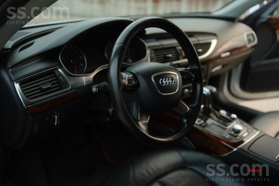 Pelēks Audi A7 Sportback 2011 Rīga, ar dzinēja tilpumu 3.00 L un nobraukumu 380 tūkst. km par 11450 €, foto 9 vietnē AUTOMOTO.COM.LV