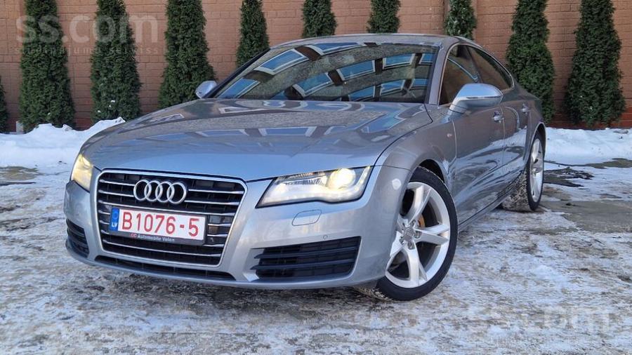 Pelēks Audi A7 Sportback 2012 Jelgava, ar dzinēja tilpumu 3.00 L un nobraukumu 0 tūkst. km par 12990 €, foto 1 vietnē AUTOMOTO.COM.LV