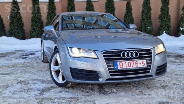 Pelēks Audi A7 Sportback 2012 Jelgava, ar dzinēja tilpumu 3.00 L un nobraukumu 0 tūkst. km par 12990 €, foto 2 vietnē AUTOMOTO.COM.LV