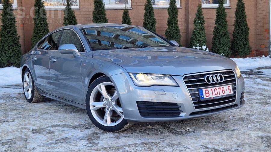 Pelēks Audi A7 Sportback 2012 Jelgava, ar dzinēja tilpumu 3.00 L un nobraukumu 0 tūkst. km par 12990 €, foto 4 vietnē AUTOMOTO.COM.LV