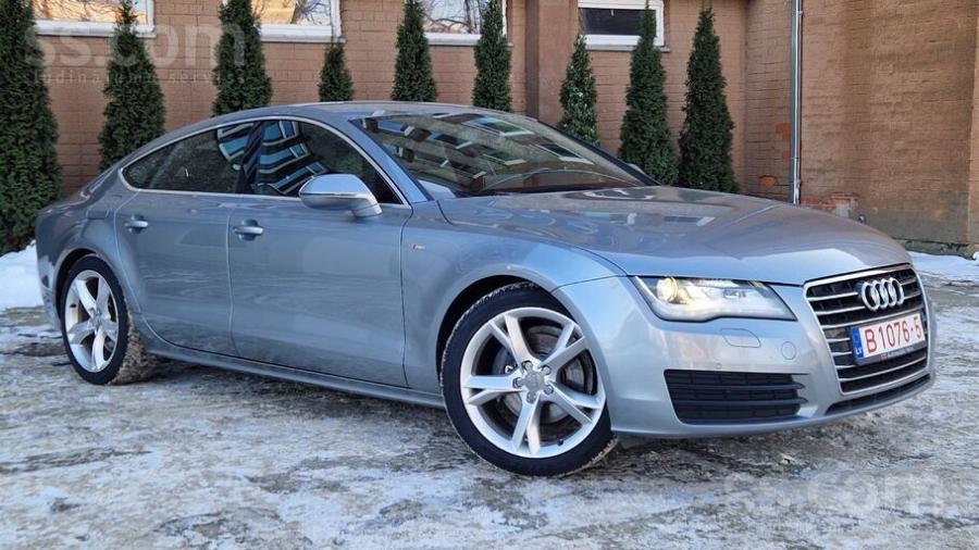 Pelēks Audi A7 Sportback 2012 Jelgava, ar dzinēja tilpumu 3.00 L un nobraukumu 0 tūkst. km par 12990 €, foto 6 vietnē AUTOMOTO.COM.LV
