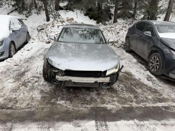 Grey Audi A7 Sportback 2012 in Vilnius, with an engine capacity of 3.00 L and mileage of 368 thousand km for 5300 €, photo 1 on AUTOMOTO.COM.LV