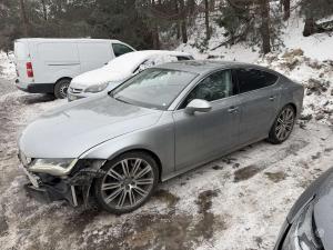 Grey Audi A7 Sportback 2012 in Vilnius, with an engine capacity of 3.00 L and mileage of 368 thousand km for 5300 €, photo 4 on AUTOMOTO.COM.LV