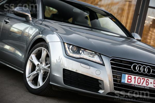 Pelēks Audi A7 Sportback 2012 Jelgava, ar dzinēja tilpumu 3.00 L un nobraukumu 0 tūkst. km par 12290 €, foto 6 vietnē AUTOMOTO.COM.LV