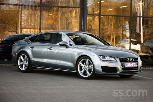 Pelēks Audi A7 Sportback 2012 Jelgava, ar dzinēja tilpumu 3.00 L un nobraukumu 0 tūkst. km par 12290 €, foto 7 vietnē AUTOMOTO.COM.LV