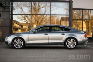 Grey Audi A7 Sportback 2012 in Jelgava, with an engine capacity of 3.00 L and mileage of 0 thousand km for 12290 €, photo 14 on AUTOMOTO.COM.LV