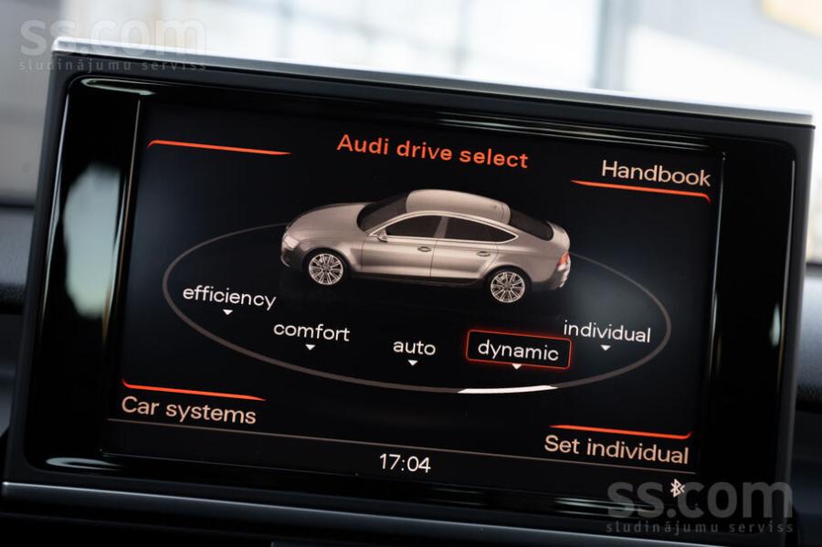 Grey Audi A7 Sportback 2012 in Jelgava, with an engine capacity of 3.00 L and mileage of 0 thousand km for 12290 €, photo 32 on AUTOMOTO.COM.LV