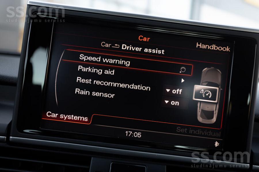 Grey Audi A7 Sportback 2012 in Jelgava, with an engine capacity of 3.00 L and mileage of 0 thousand km for 12290 €, photo 34 on AUTOMOTO.COM.LV