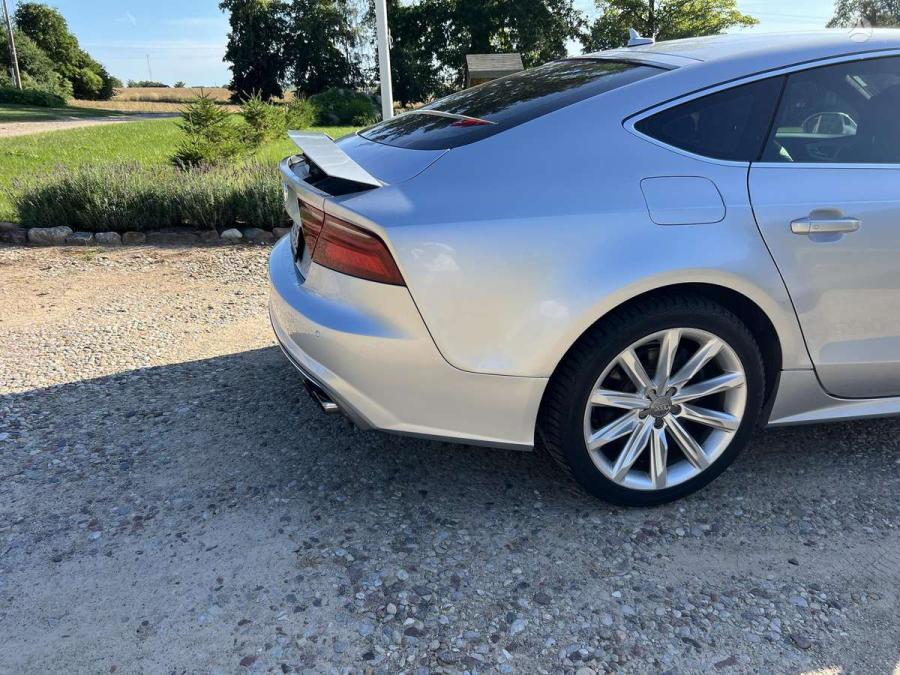 Pelēks Audi A7 Sportback 2012 Marijampole, ar dzinēja tilpumu 3.00 L un nobraukumu 146 tūkst. km par 11500 €, foto 16 vietnē AUTOMOTO.COM.LV
