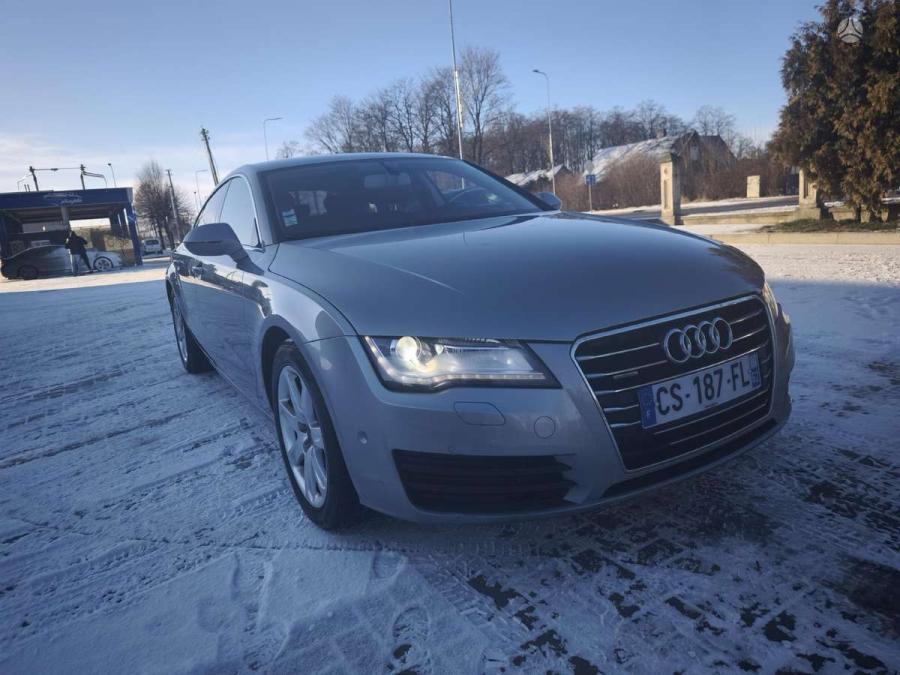 Pelēks Audi A7 Sportback 2013 Tauragė, ar dzinēja tilpumu 3.00 L un nobraukumu 272 tūkst. km par 11700 €, foto 8 vietnē AUTOMOTO.COM.LV