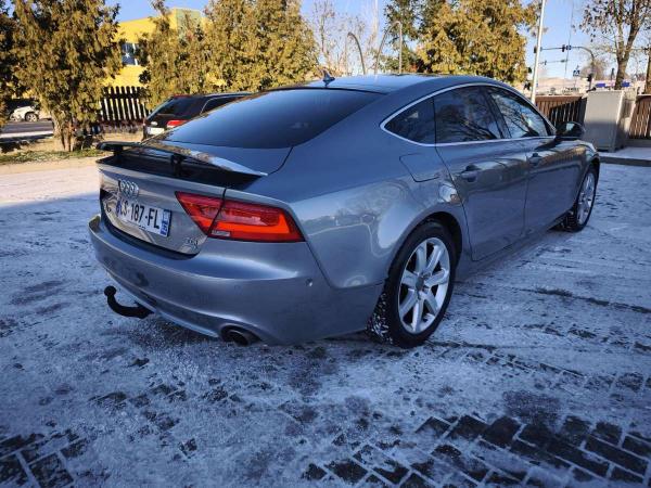 Pelēks Audi A7 Sportback 2013 Tauragė, ar dzinēja tilpumu 3.00 L un nobraukumu 272 tūkst. km par 11700 €, foto 10 vietnē AUTOMOTO.COM.LV