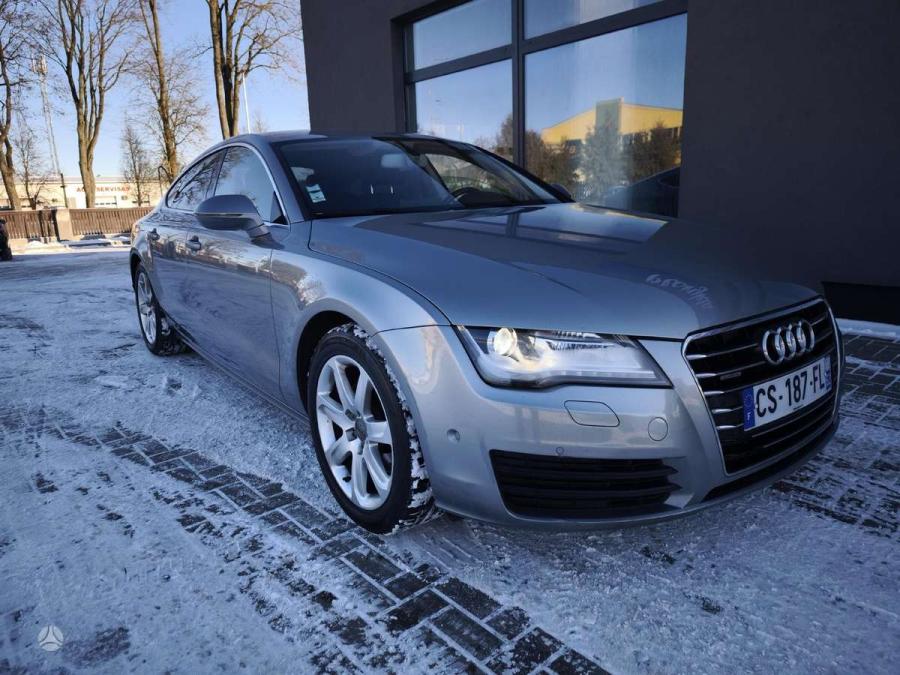 Pelēks Audi A7 Sportback 2013 Tauragė, ar dzinēja tilpumu 3.00 L un nobraukumu 272 tūkst. km par 11700 €, foto 13 vietnē AUTOMOTO.COM.LV