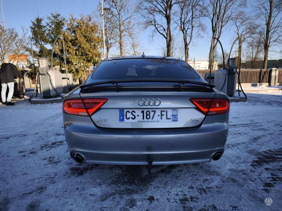 Pelēks Audi A7 Sportback 2013 Tauragė, ar dzinēja tilpumu 3.00 L un nobraukumu 272 tūkst. km par 11700 €, foto 15 vietnē AUTOMOTO.COM.LV