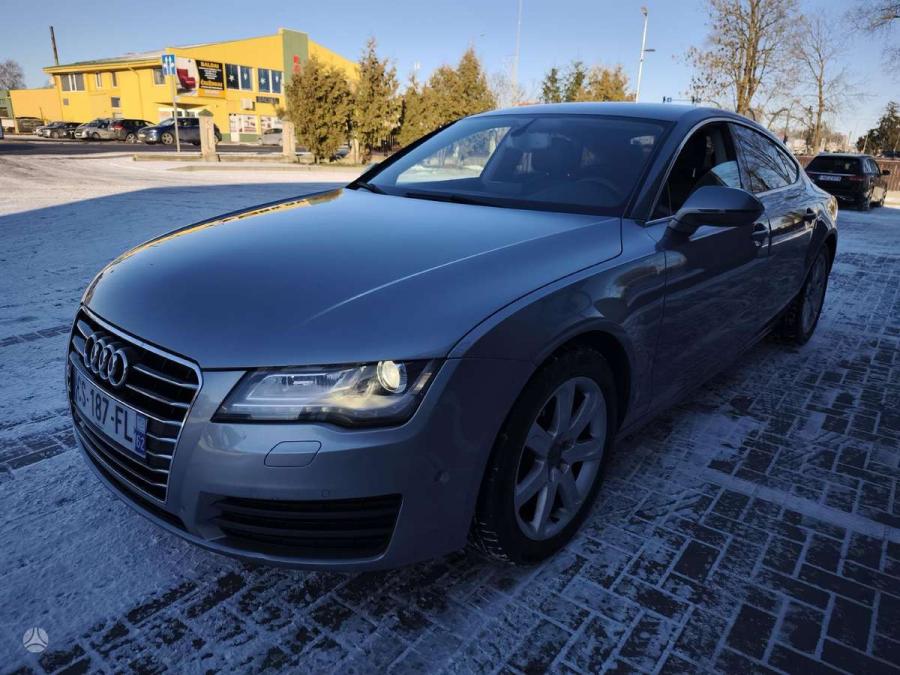 Pelēks Audi A7 Sportback 2013 Tauragė, ar dzinēja tilpumu 2.97 L un nobraukumu 270 tūkst. km par 10200 €, foto 16 vietnē AUTOMOTO.COM.LV
