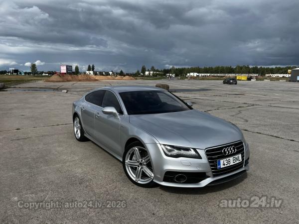Grey Audi A7 Sportback 2013 in Tartu, with an engine capacity of 3.00 L and mileage of 211 thousand km for 15600 €, photo 1 on AUTOMOTO.COM.LV