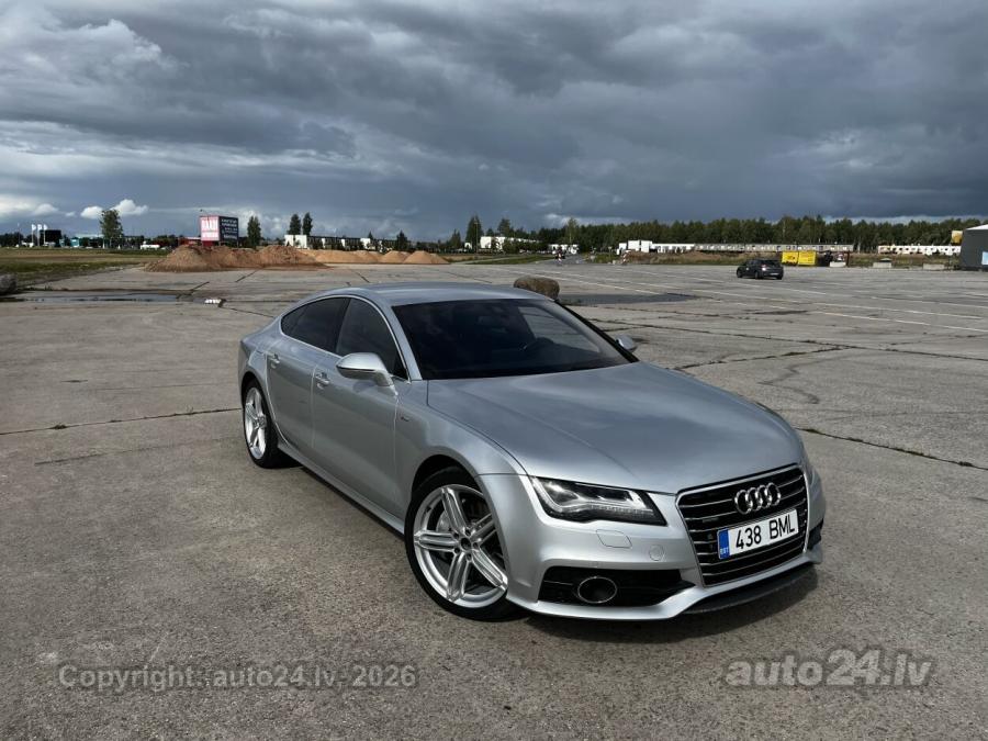 Grey Audi A7 Sportback 2013 in Tartu, with an engine capacity of 3.00 L and mileage of 211 thousand km for 15600 €, photo 1 on AUTOMOTO.COM.LV