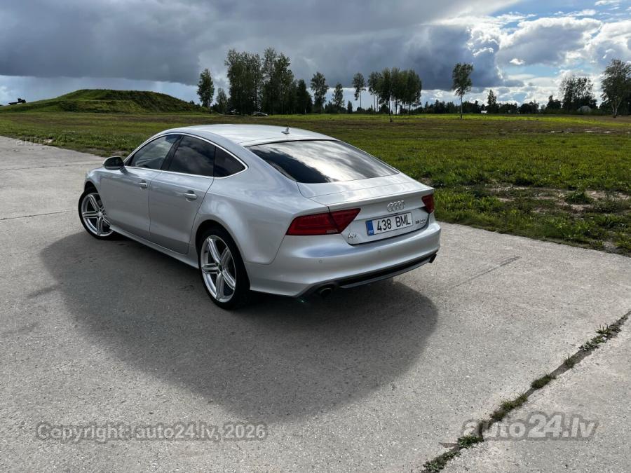 Grey Audi A7 Sportback 2013 in Tartu, with an engine capacity of 3.00 L and mileage of 211 thousand km for 15600 €, photo 2 on AUTOMOTO.COM.LV